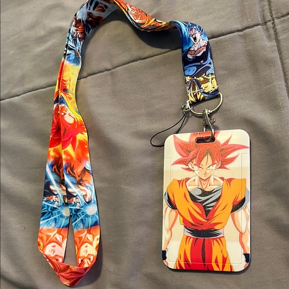 Accessories | Dbz Dragon Ball Z Anime Lanyard And Id Card Holder | Poshmark